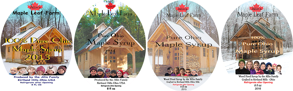 Ohio: Maple Syrup Label Gallery - Maple Syrup Labels