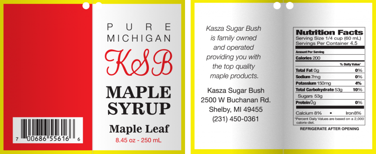 Pure Maple Syrup Labels | Maple Syrup Bottle Labels