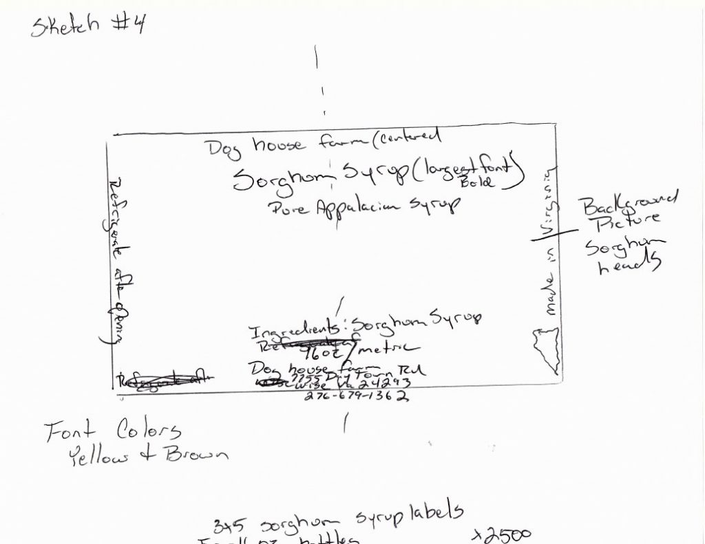 Syrup Label Design Help | Label Design | Graphic Design