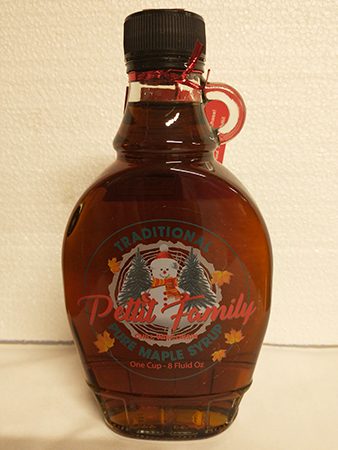 Clear Labels for Maple Syrup Glassware - Christmas - Maple Syrup Labels