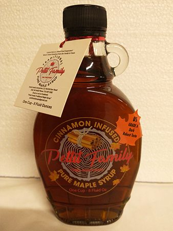 Clear Labels for Maple Syrup Glassware - Cinnamon - Maple Syrup Labels